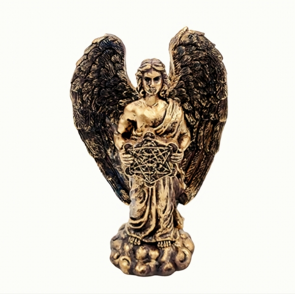 Accents | Copper Archangel Metatron Statue Angel Figurine Decor ...